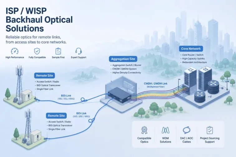 ISP / WISP Backhaul Optics | Axonode Solution